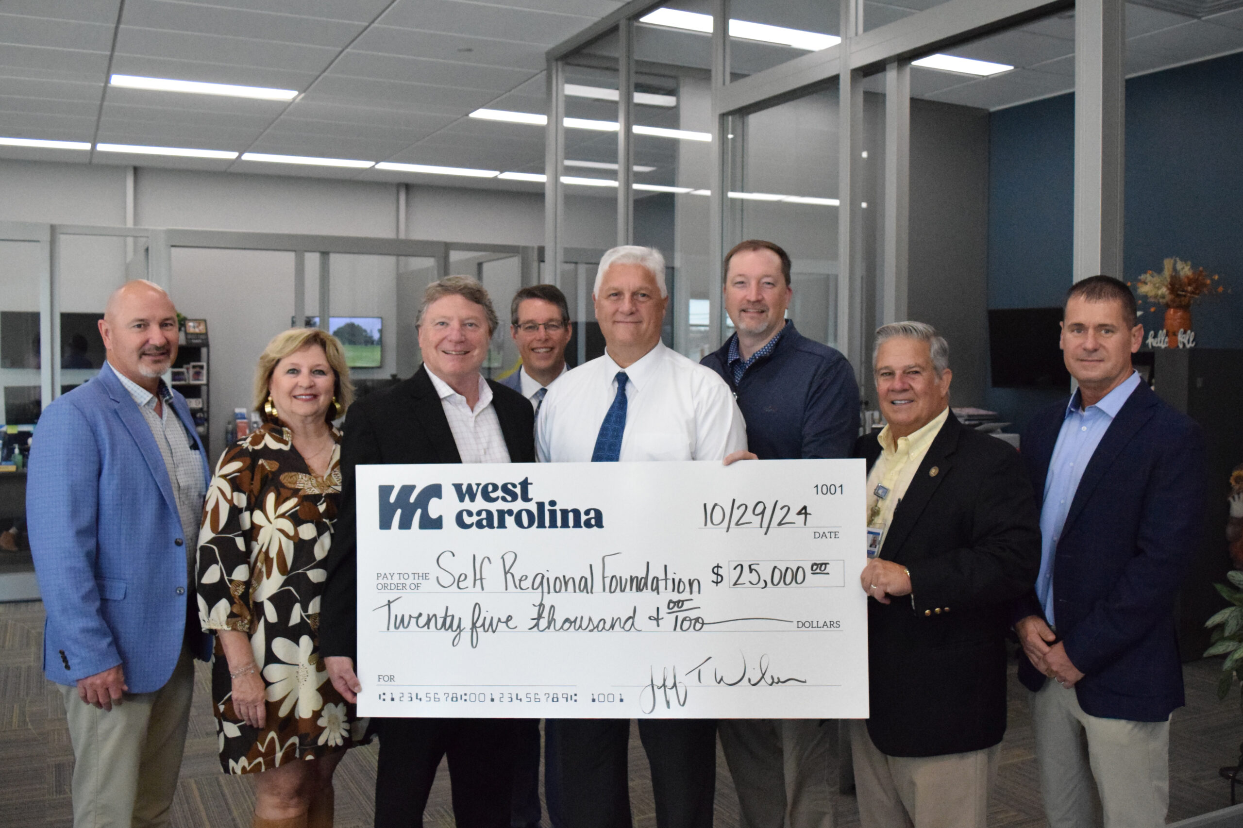 West Carolina Announces $25,000 Donation to Mobile Mammography Unit
