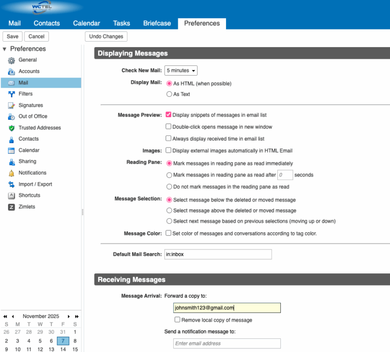 wctel.net email discontinuation West Carolina